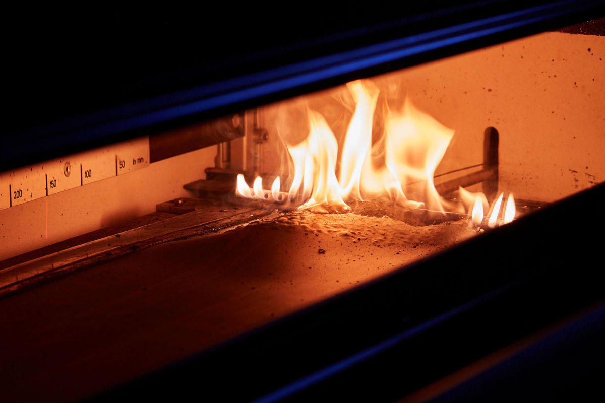 Flame spread - RST LABS - Rail System Testing GmbH